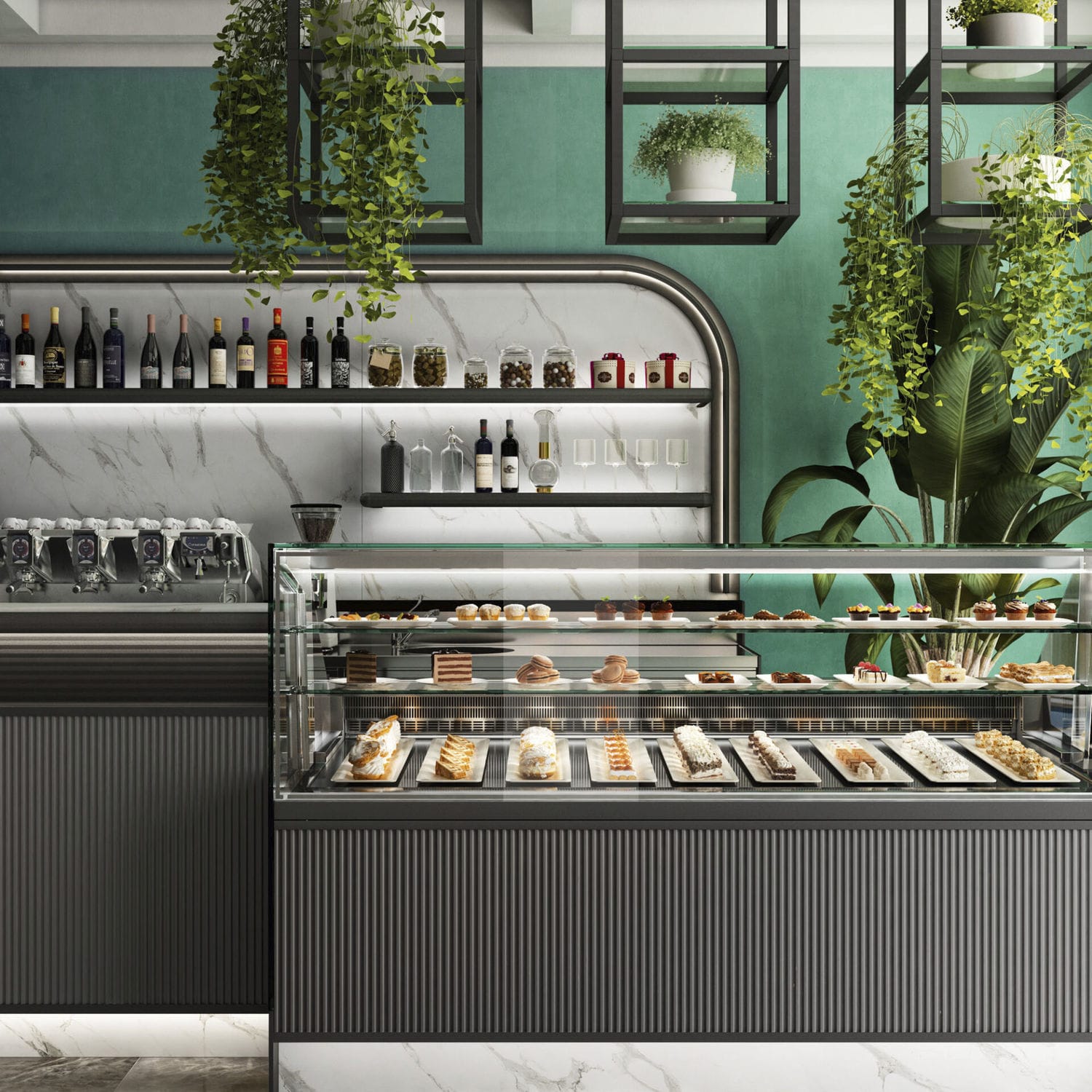 Mostrador de bar - CARLTON - frigomeccanica - de aluminio anodizado ...