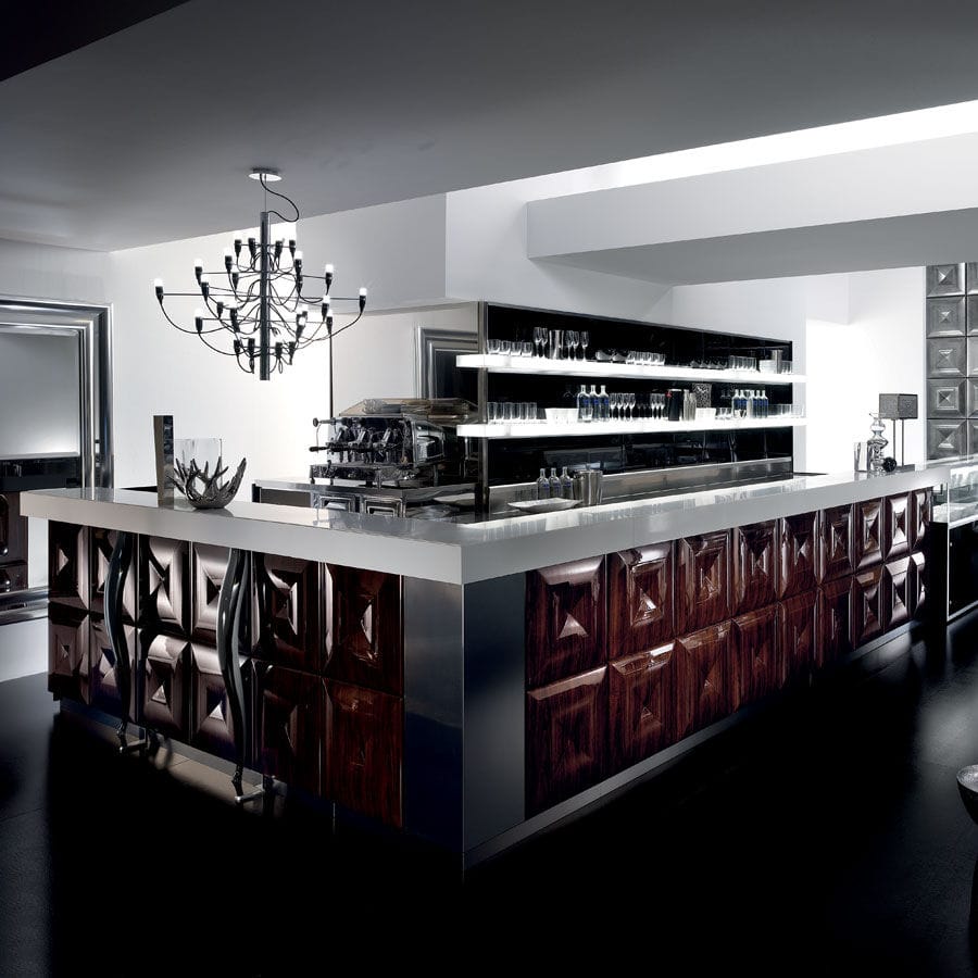 Mostrador de bar - GALLERY - frigomeccanica - de vidrio / de ...