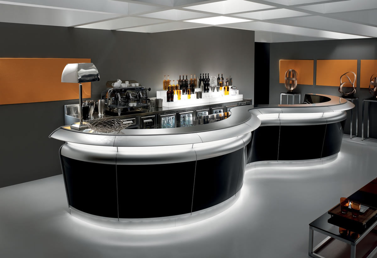 Mostrador de bar - TUCANO FLY - frigomeccanica - de acero inoxidable ...