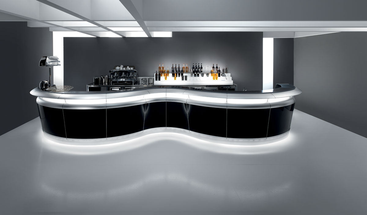 Mostrador de bar - TUCANO FLY - frigomeccanica - de acero inoxidable ...