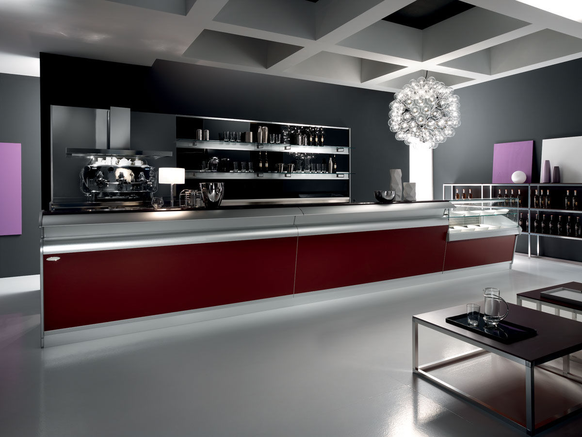 Mostrador de bar - TUCANO FLY - frigomeccanica - de acero inoxidable ...