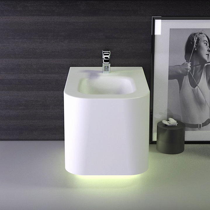 Bidé suspendido - SHINE - KNIEF & CO. GmbH - de cerámica