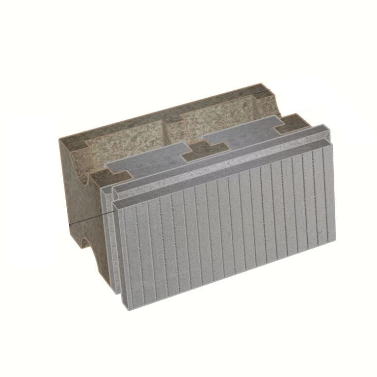 Bloque de encofrado de poliestireno - B-HI35/12+19 - FIXOLITE - para ...