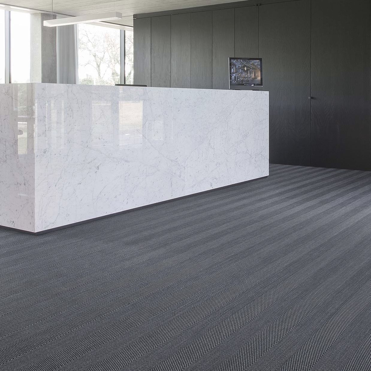 Pavimento sintético - HERRINGBONE : STEEL - 2TEC2 - de vinilo / residencial / para el sector ...