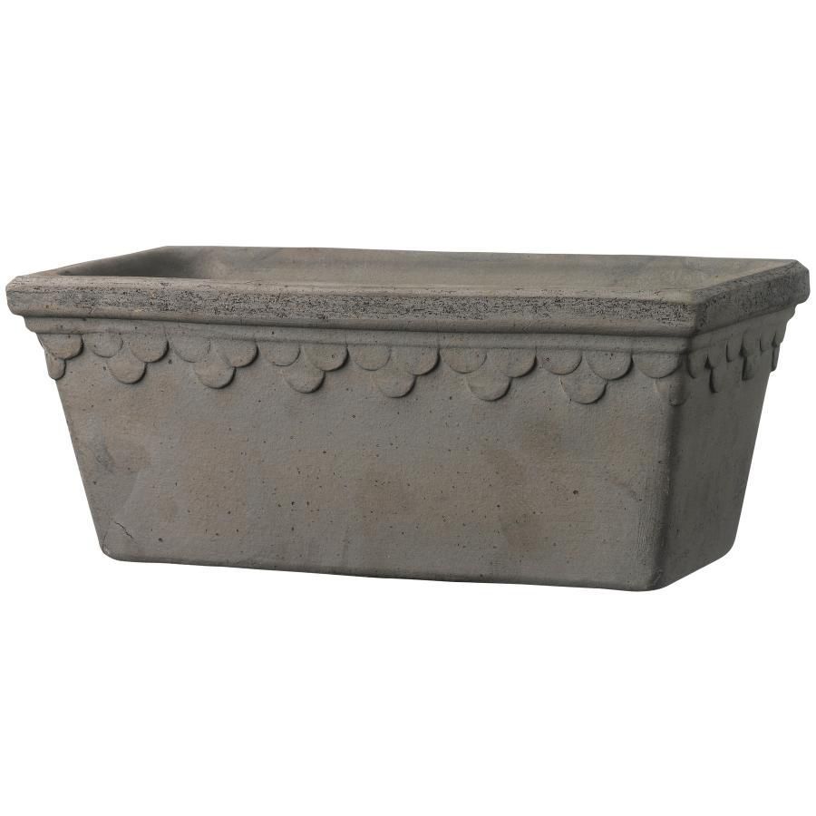 Maceta de jardín de terracota - ROYAL : TL8 - Deroma - rectangular