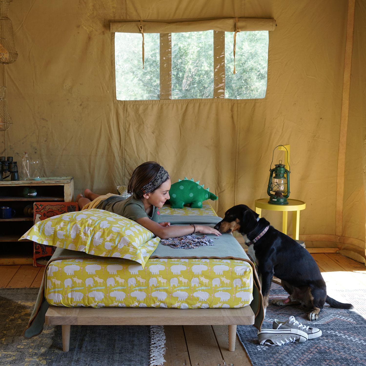 Cama de matrimonio - TILEMAXOS - COCO-MAT - individual / contemporánea / de haya