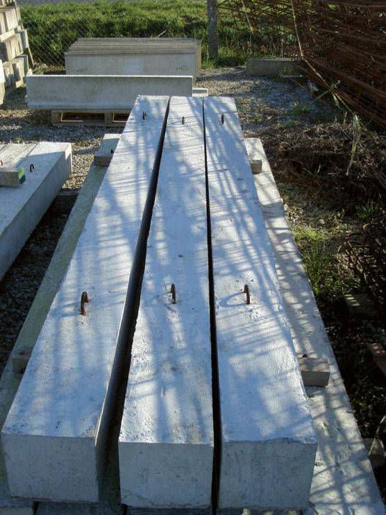 Dintel de hormigón - U - Perin - de carga