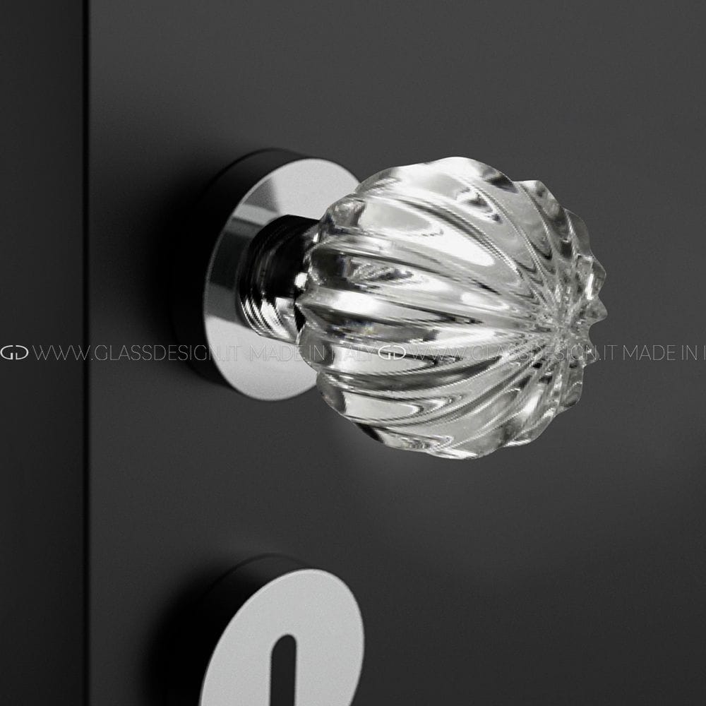 Pomo de puerta contemporáneo - Margherita - GLASS DESIGN Srl - de latón ...