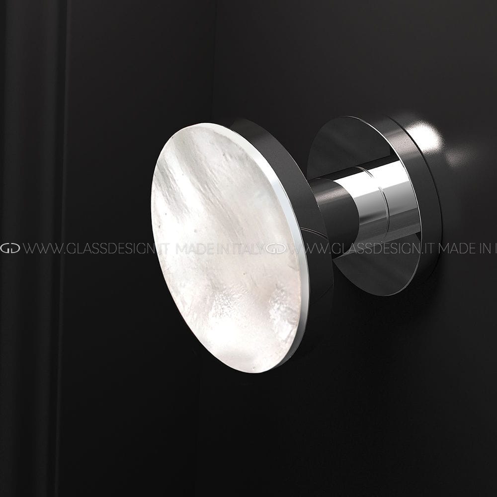 Pomo de puerta contemporáneo - Perla XL - GLASS DESIGN Srl - de latón ...