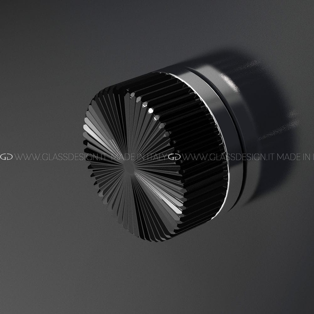 Pomo de puerta contemporáneo - Ray Pull - GLASS DESIGN Srl - de latón ...