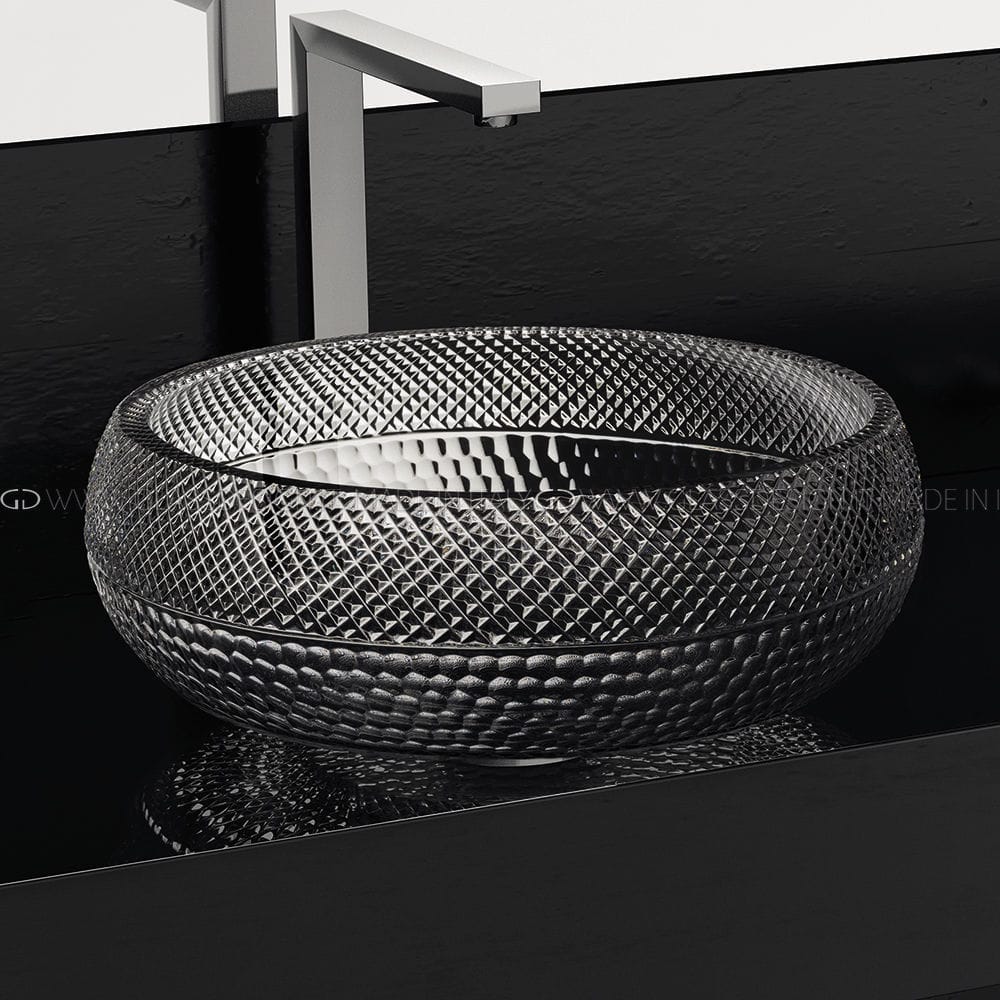 Lavabo sobre mueble - Glo Ball Crystal Ramada - GLASS DESIGN Srl - de ...