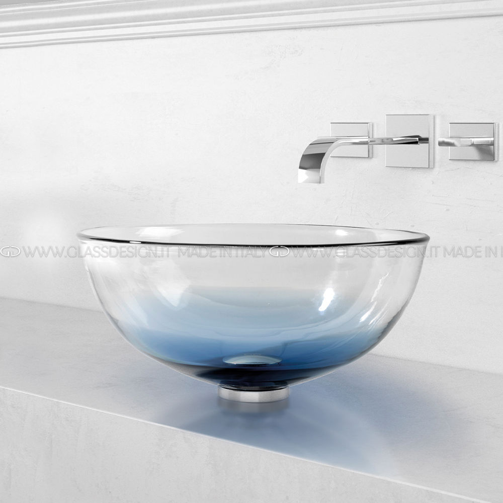 Lavabo sobre mueble - Laguna Deep Blue / Laguna Deep Smoke - GLASS ...