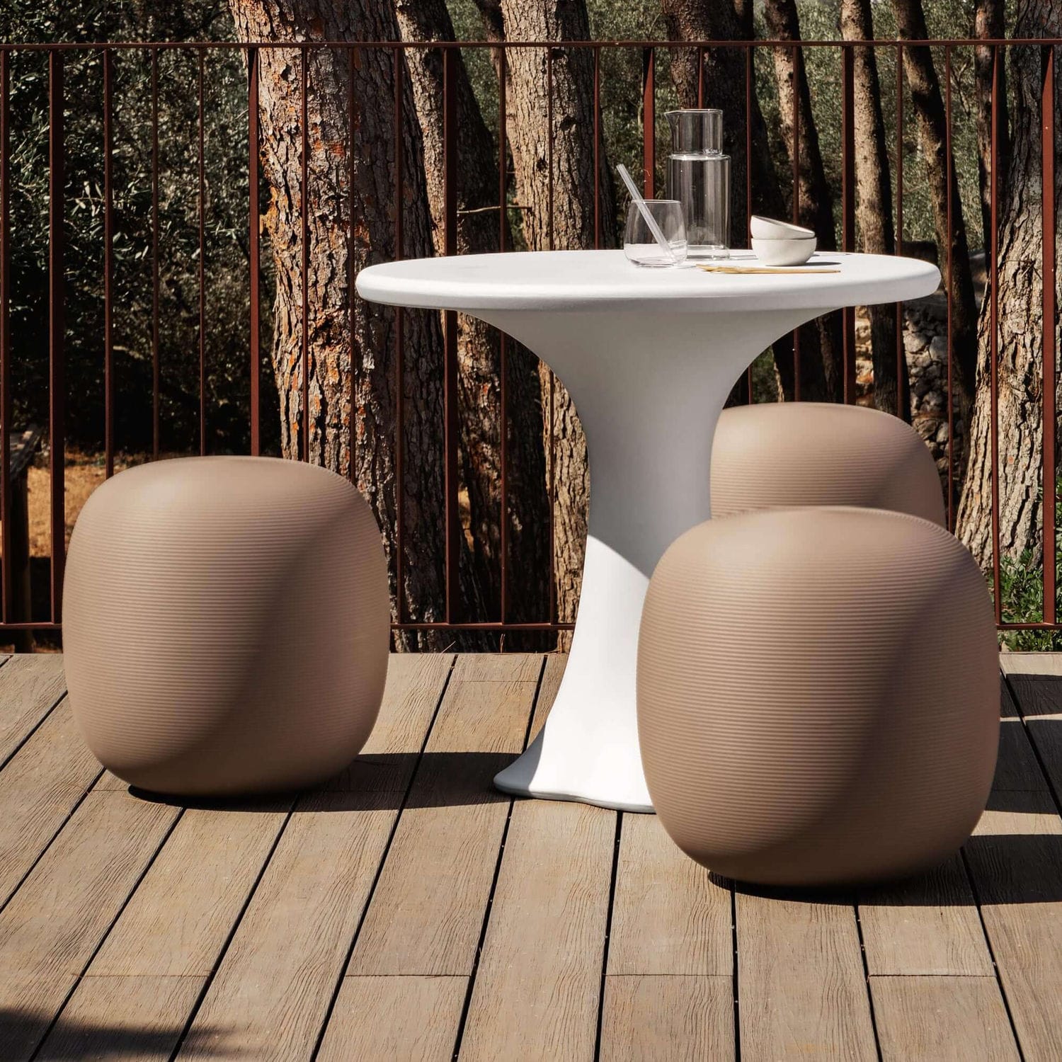 Taburete contemporáneo - PANDORA - Myyour - de plástico / con base de ...