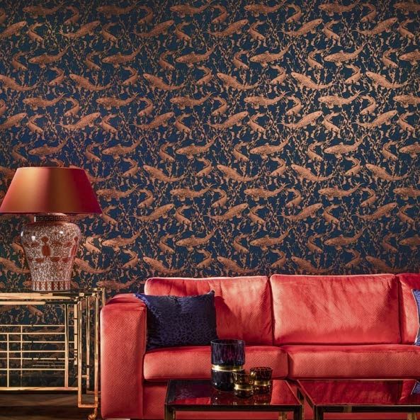 Papel pintado contemporáneo - FLOAT - Hooked on Walls - de metal / con ...