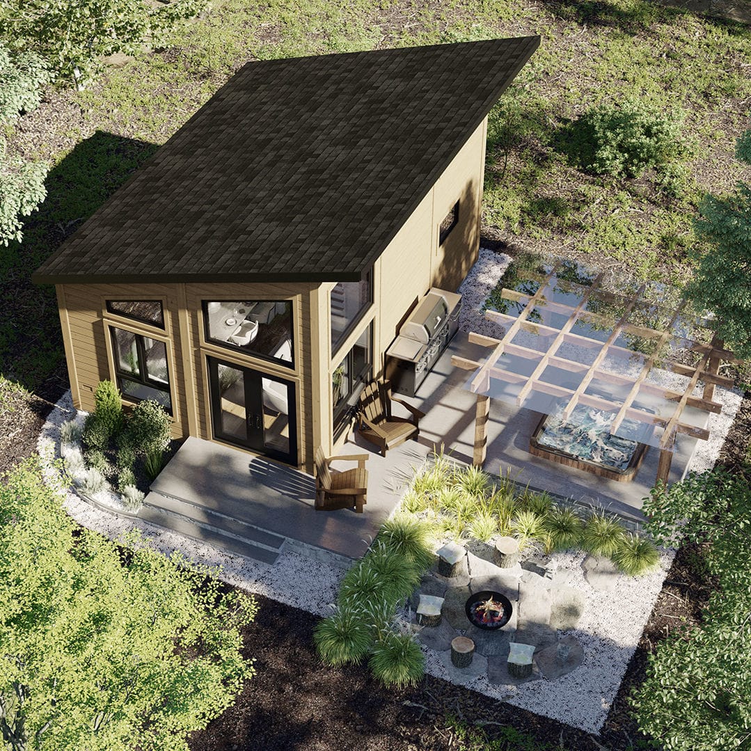 Microcasa individual - Sutton - TIMBER BLOCK - contemporánea / MOB / para uso residencial