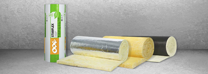 Aislante termoacústico - STARFLEX BLANKET - ODE YALITIM - de lana de vidrio / en rollo / para CVAA