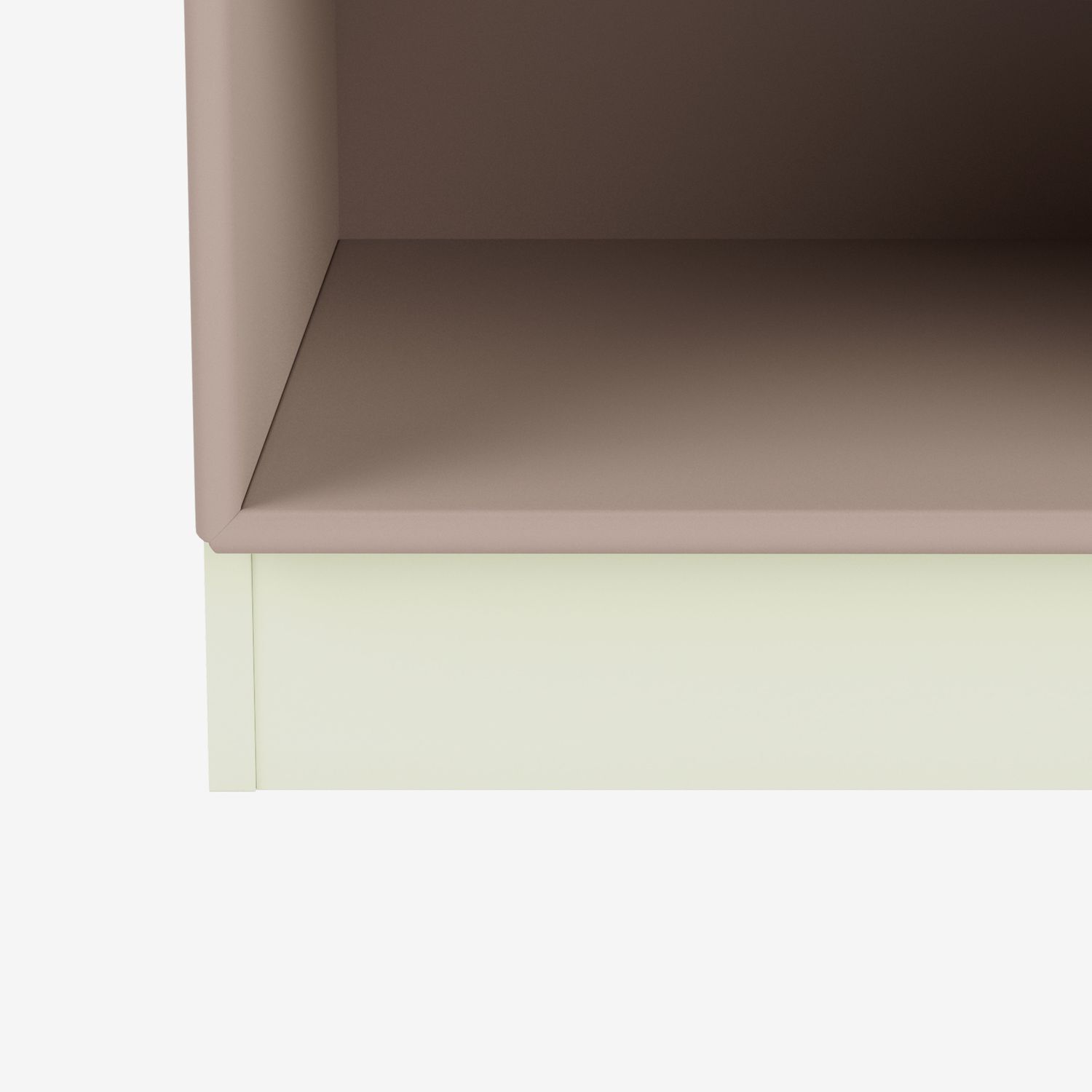 Zócalo blanco - 1207 - Montana Furniture - verde / amarillo / violeta