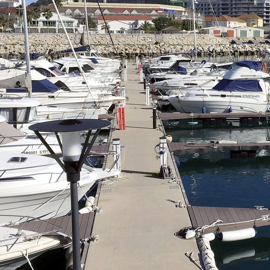 Muelle flotante de hormigón - ALL-CONCRETE - Marinetek - de caucho / de ...