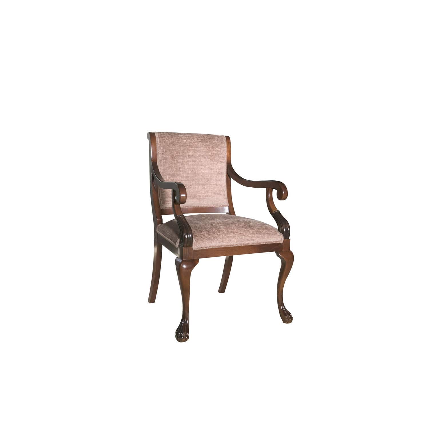 Sillón de oficina clásico - CARVALLO - ACANTO - de tejido / de haya / rosa