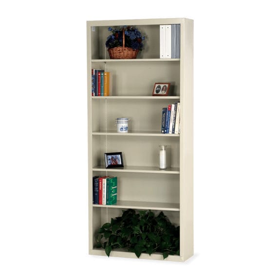 Biblioteca contemporánea - #BOOKCASE-BCM3684-GRY05 - Virco - de acero
