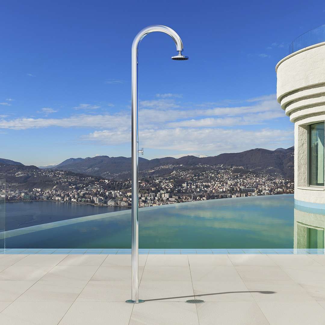 Ducha de exterior de acero inoxidable - SOLE M OCEAN - Inoxstyle