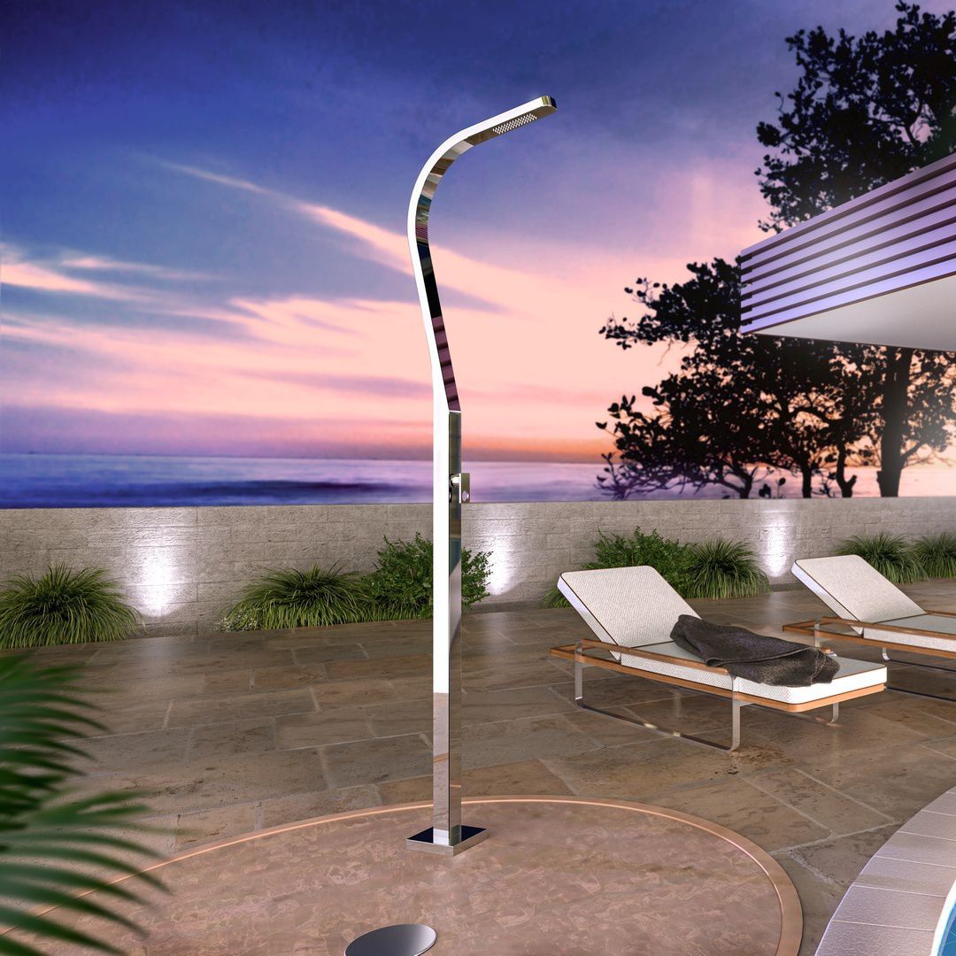 Ducha de exterior para piscina - EIDOTHEA M - 22 - Inoxstyle ...