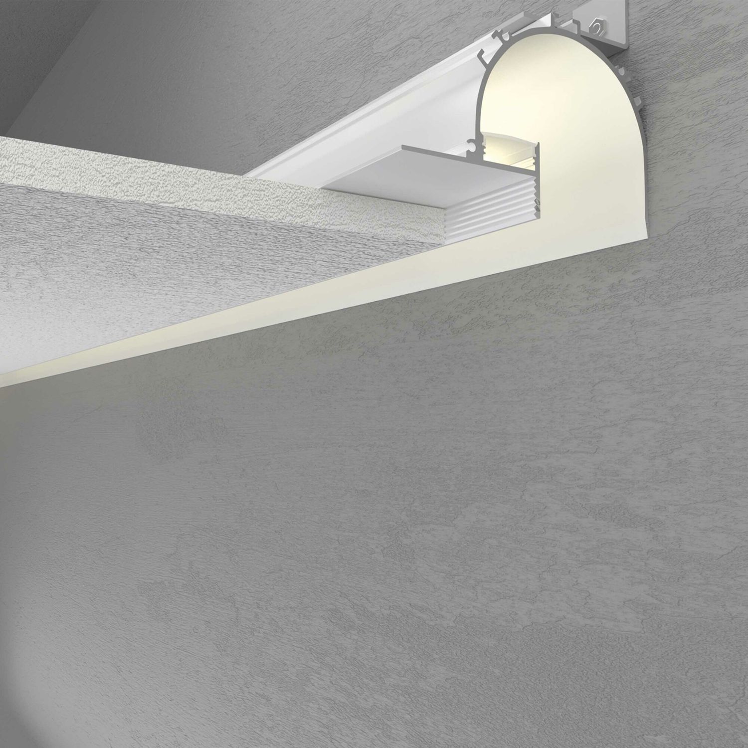 Perfil de iluminación integrado - CARACAS - Luz Negra - de pared / LED ...