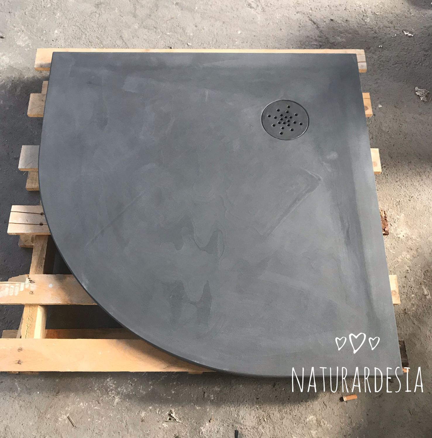 Plato de ducha angular - ELIO - ANGOLARE - MAP Slate Srl - empotrable / montado en la superficie ...