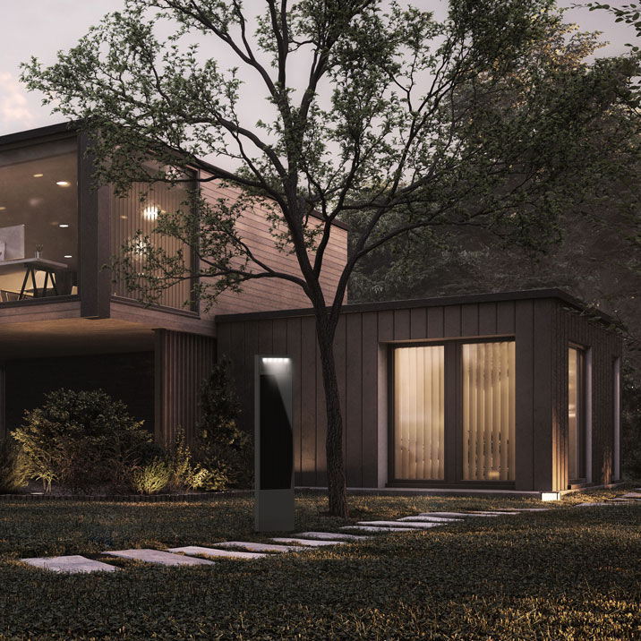 Bolardo de iluminación para uso residencial - junon plus - EPS soltec ...