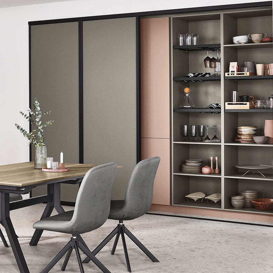 Estantería modular - Taro - nobilia - contemporánea / de madera lacada ...