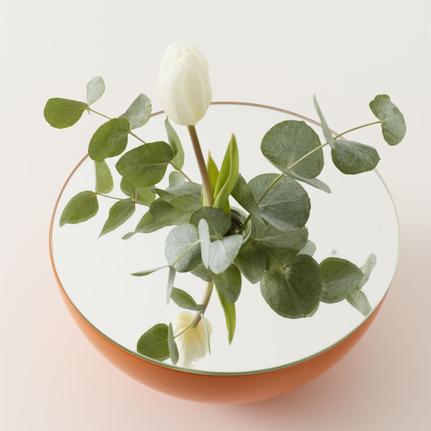 Florero contemporáneo - POEM - A 2 designers - de vidrio / de madera maciza