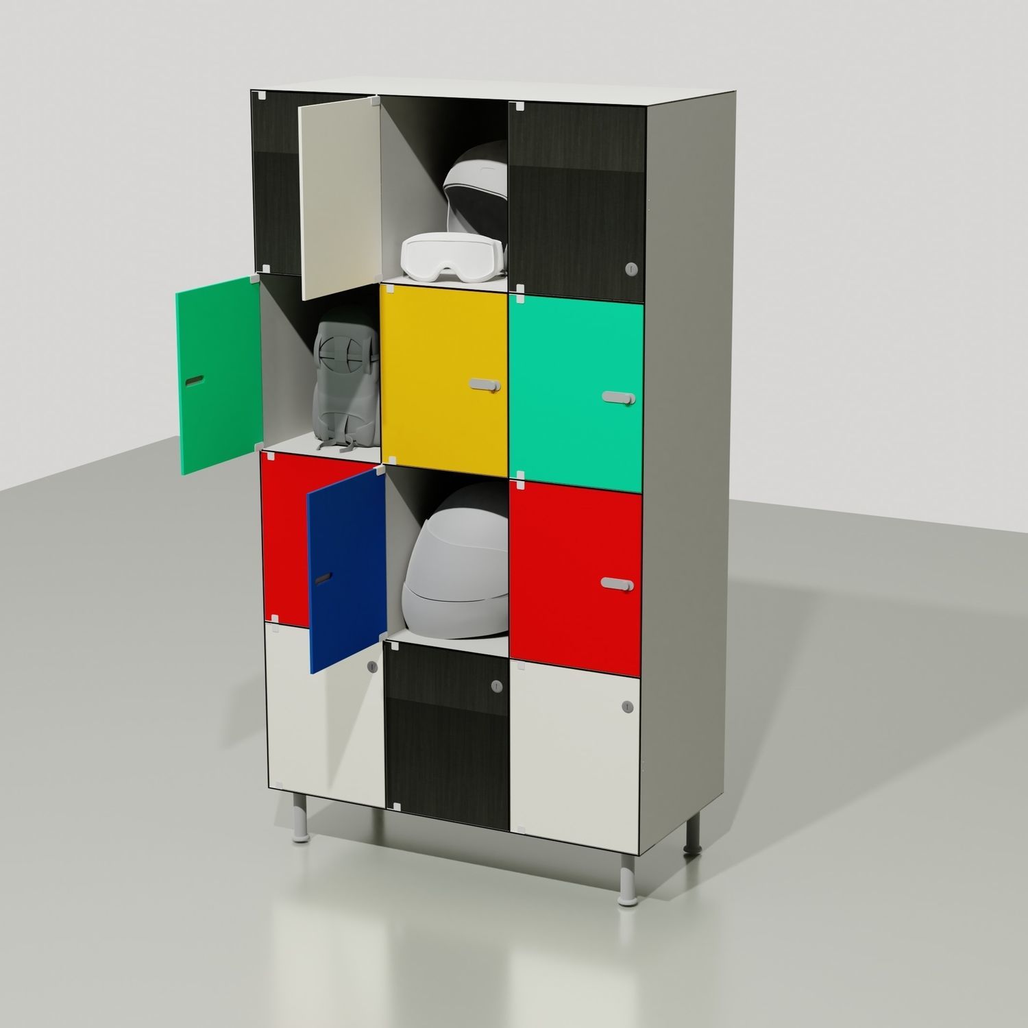 Locker de depósito con código - Cel Components S.r.l. - de llave / para ...