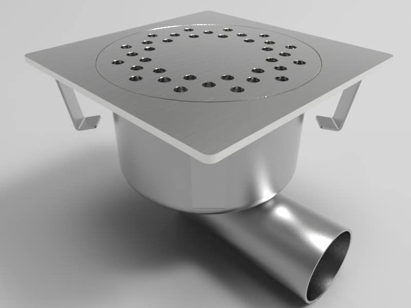 Sumidero sifónico de acero inoxidable - C1550Z - fratelli malin srl ...