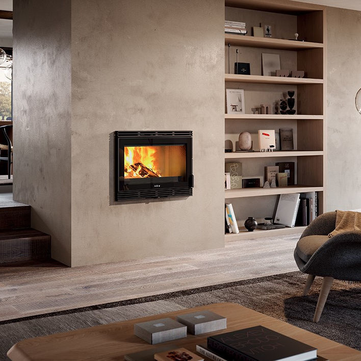 Chimenea insertable de leña - 70 AURORE Plus Turbo - DEVILLE - de ...