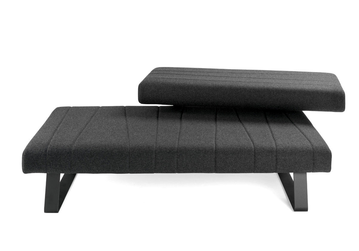 Banqueta contemporánea - LOBBY - mitab - de tejido / para edificio ...