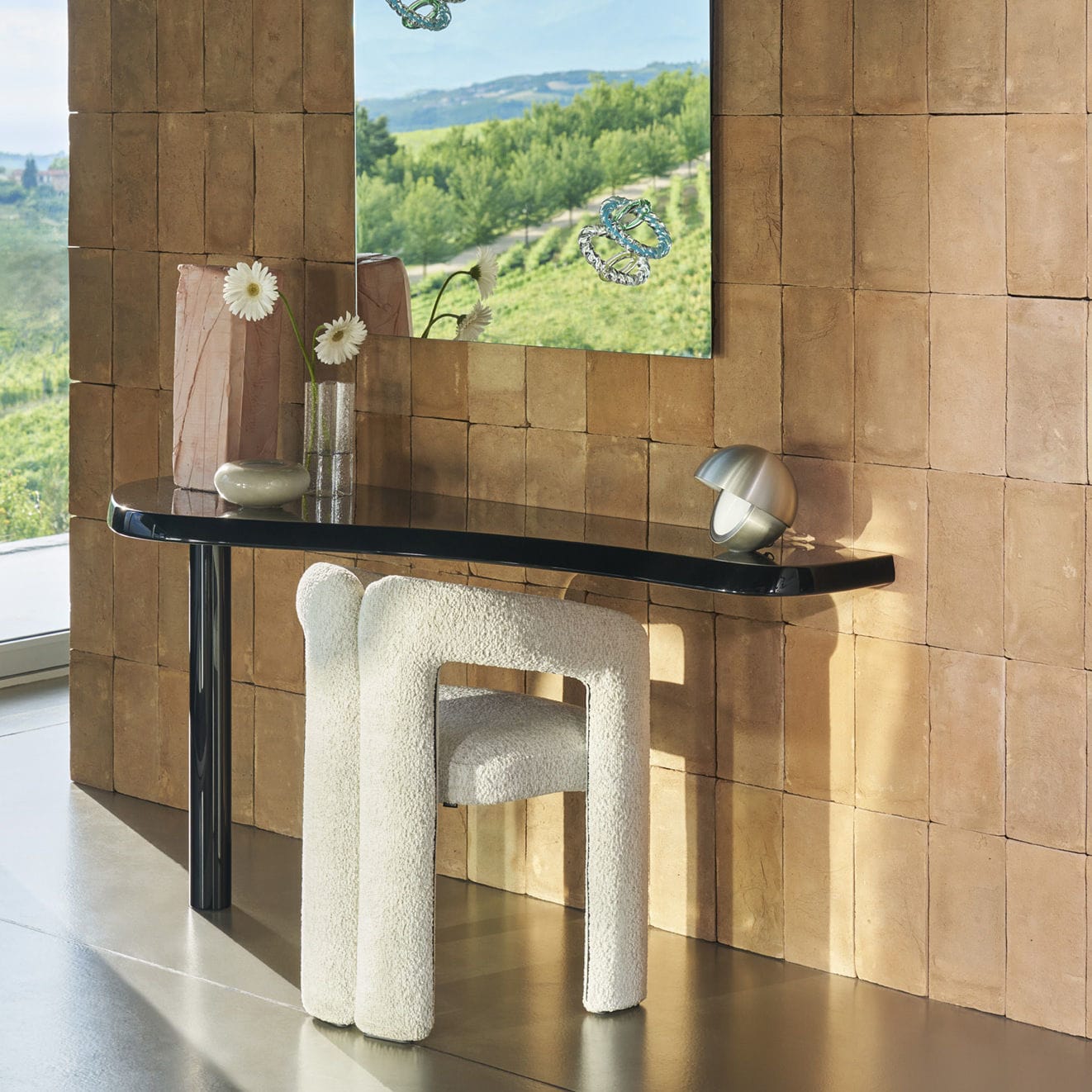 Mesita auxiliar contemporánea - CONSOLE DORON - Cassina - de metal / de ...