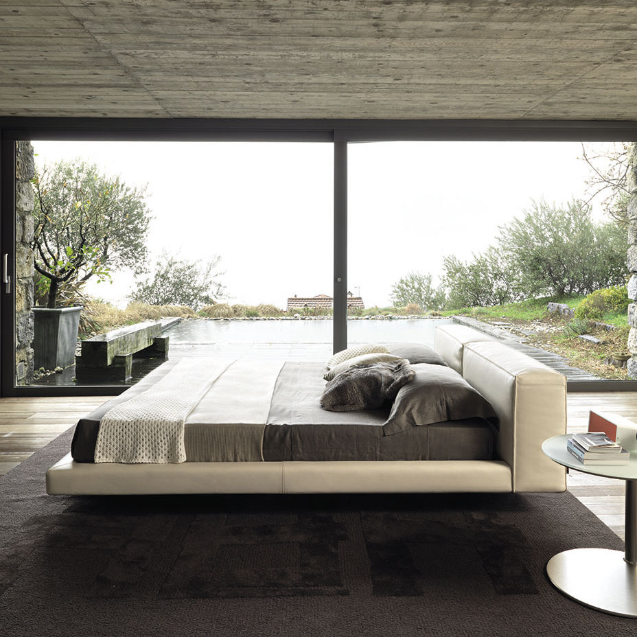 Cama de matrimonio - ZENIT - desiree divani - contemporánea / tapizada ...