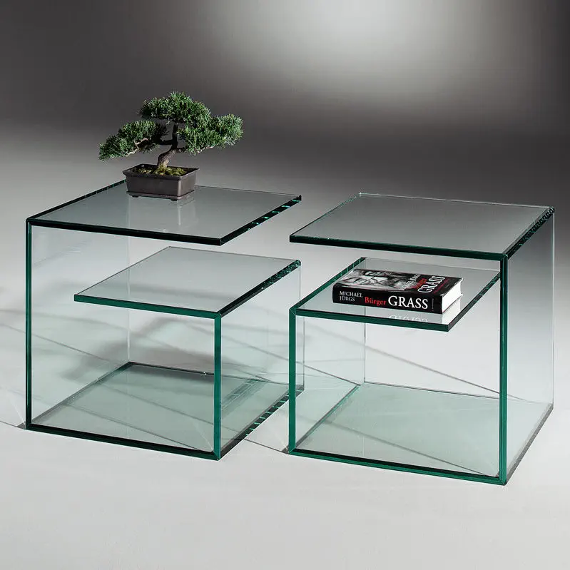 Glass Cube Table