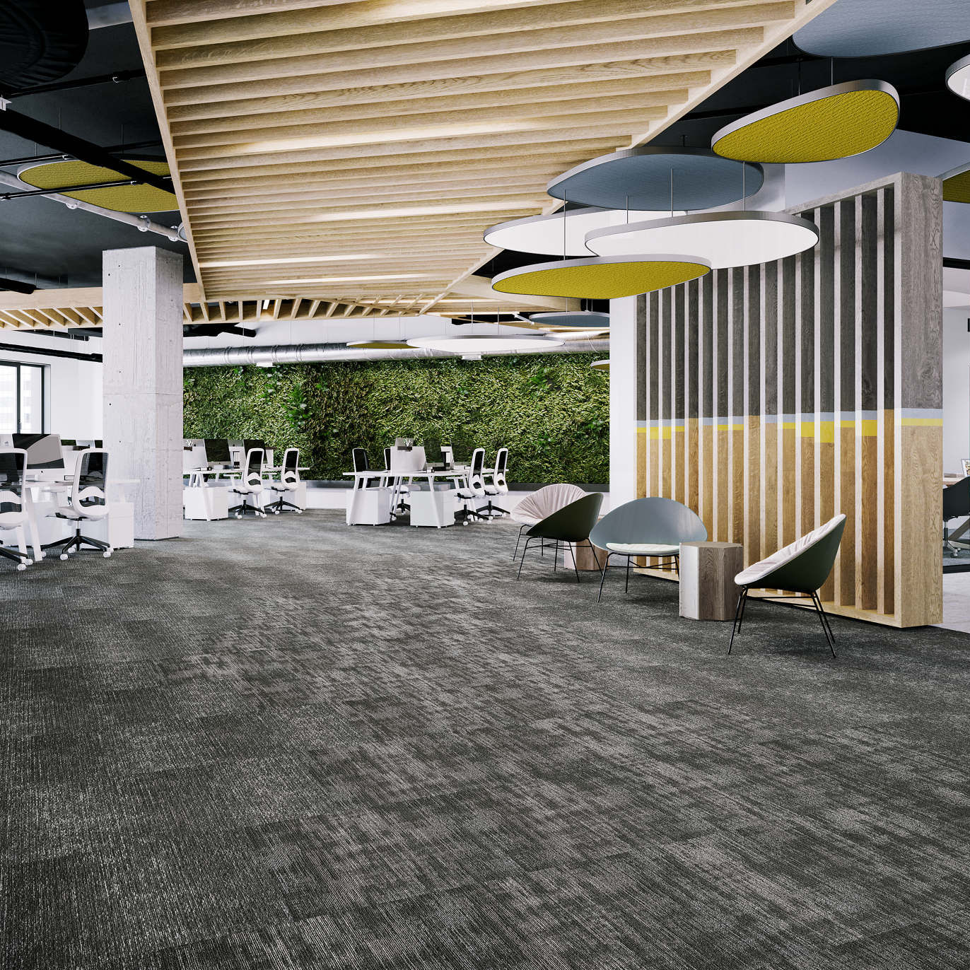 Moqueta en losas - REFINED PASS - Mohawk Group - tufting / de bucles ...