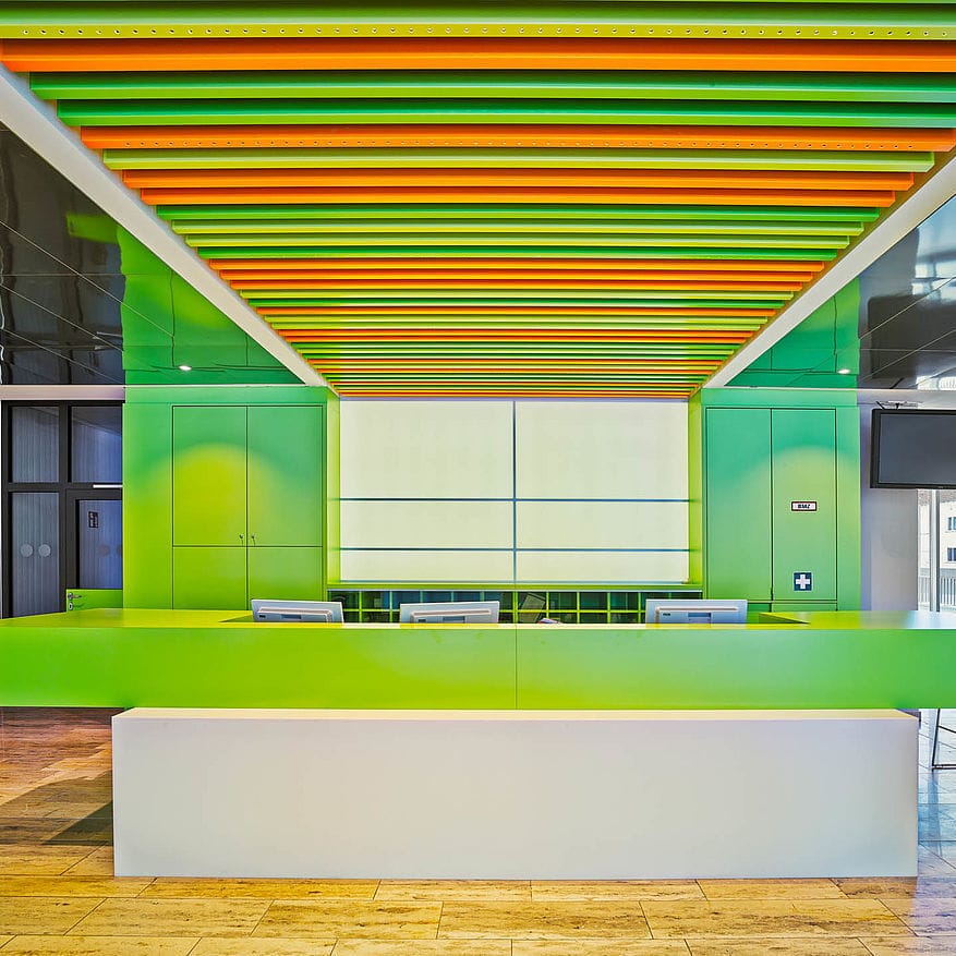 Plafón contemporáneo - POLYLAM + POINT - durlum GmbH - rectangular / de ...