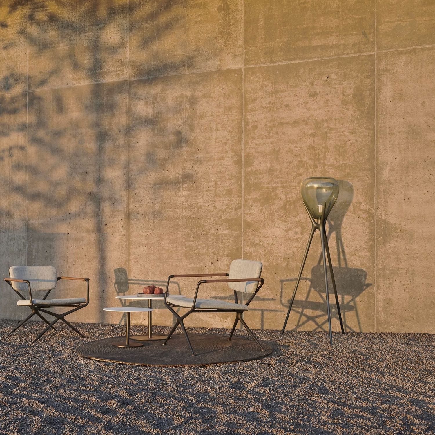 Lámpara de pie - MEDUZ - Royal Botania - de aluminio / contemporánea ...