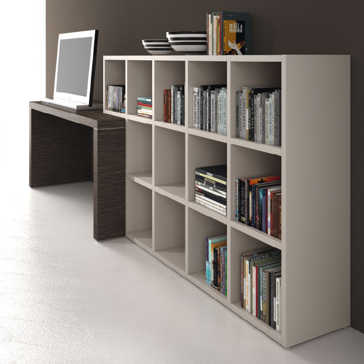 Biblioteca modular - TITANO - ALEA - contemporánea / para el sector ...