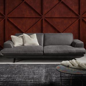 Sofá de esquina - BRERA - Rossini - contemporáneo / de cuero