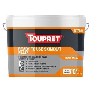 Enlucido para lustrado - SKIMCOAT - TOUPRET - de exterior / para muro ...