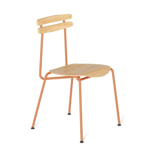 Silla contemporánea - TROJKA - Tabanda - de interior / de roble / de ...