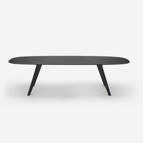 Mesa contemporánea - AGO / AG9 - ALIAS - de MDF / con base de roble / rectangular