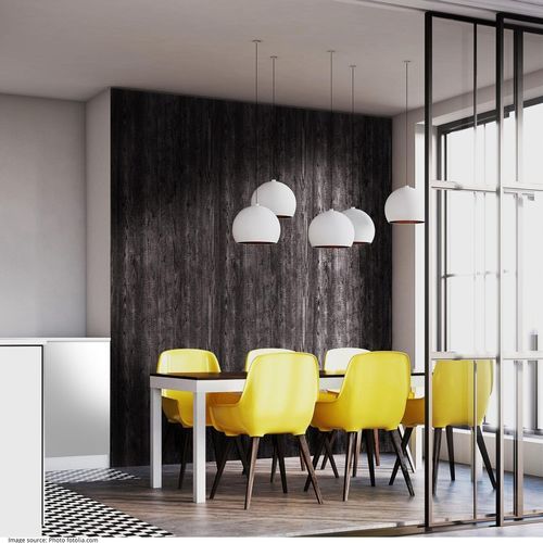 Panel decorativo para interiores - WL Carbonized Wood Nature - SIBU ...