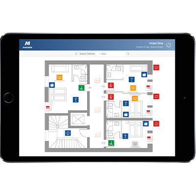 Programa de gestión - MTZ® ROOM AUTOMATION - MIDITEC - para la inmótica