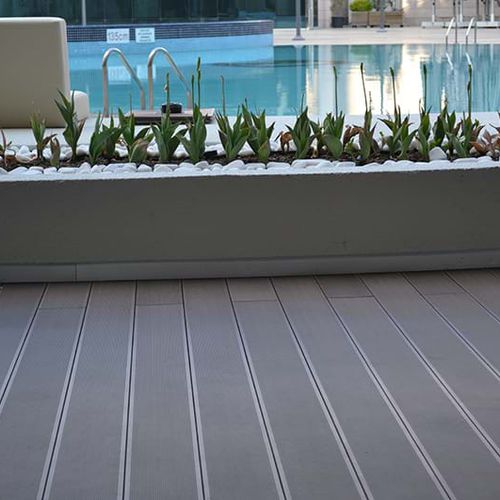 Tarima de exterior de composite - DL - Mekmar - aspecto madera ...