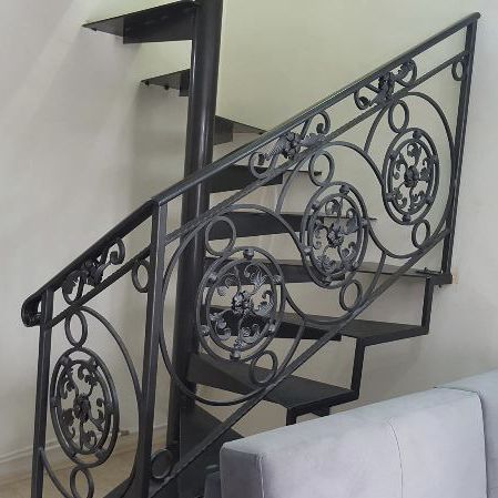 Barandilla de hierro forjado - Ban-Inox - con barrotes / de interior ...